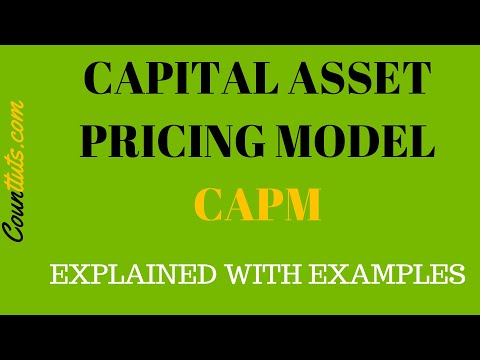 What is Capital Asset Pricing Mode (CAPM) | with Calculation Examples
