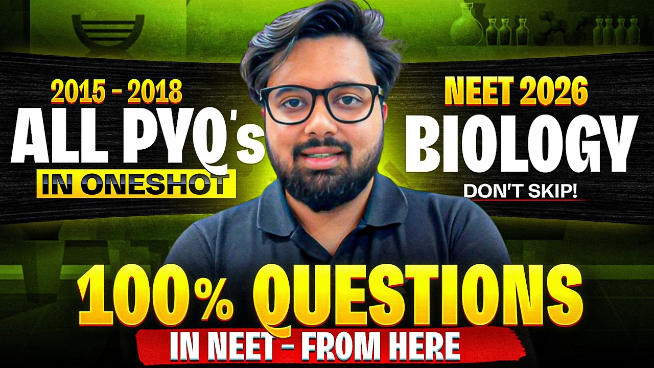 🚨 NEET 2026: 80% Questions Will Come From This | Biology PYQs (2015–2018)