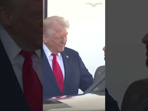 Trump greets Zelensky at White House ahead of US-Ukraine minerals deal signing #shorts