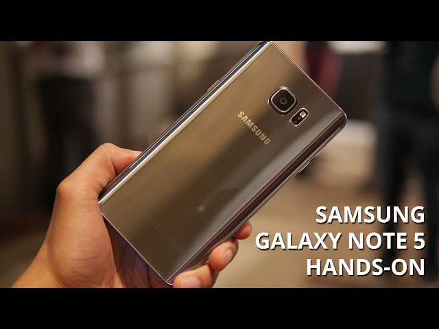 Samsung Galaxy Note5 hands-on - PhoneArena