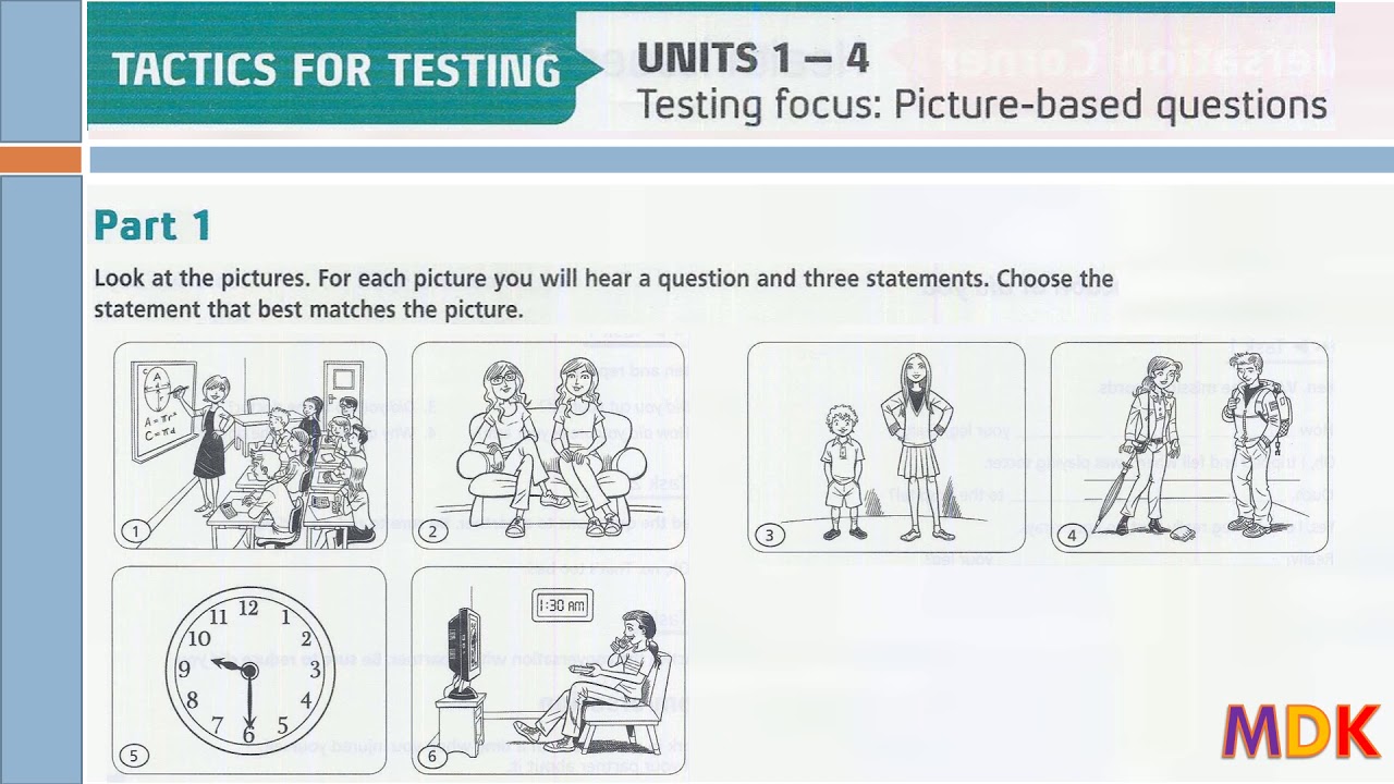 Tactics for Listening Third Edition Basic Test 1