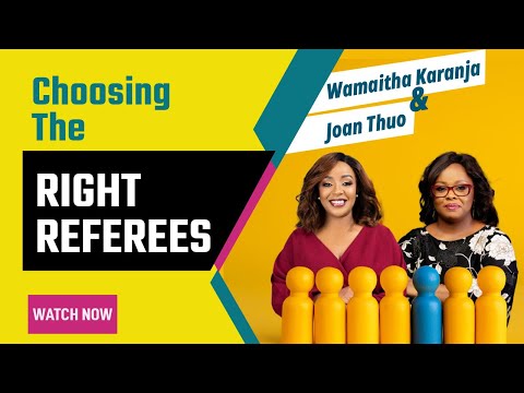 Choosing The Right Referees