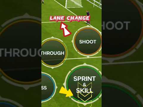 Best Skills Lane Change 🔥FC25/fifa Mobile skills moves lane change🔥#fc24#ytshorts#shorts