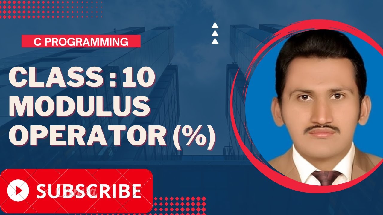 Modulus Operator (%) in C Language in Urdu/Hindi || Modulus operator in C and C++  in Urdu/Hindi