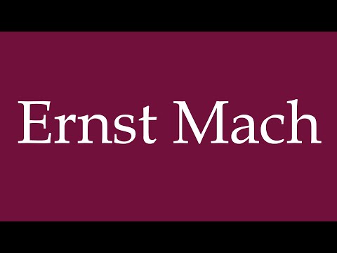 How to Pronounce ''Ernst Mach'' Correctly in German