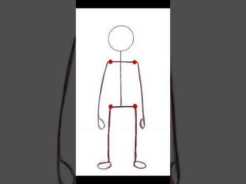 COMO DIBUJAR CUERPOS (parte 2) #shorts
