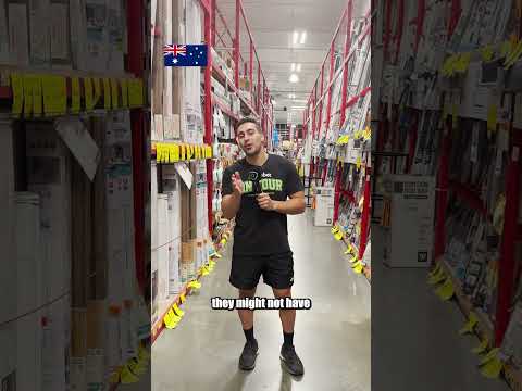 Australia 🇦🇺 VS America 🇺🇸 | Home Depot VS Bunnings Warehouse #bunnings #homedepot #usa #tour