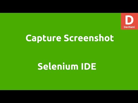 Learn Selenium IDE captureEntirePageScreenshot - Mind Luster