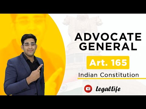 Advocate General of State I Article - 165 of the Constitution I Explained in Hindi I With Examples I