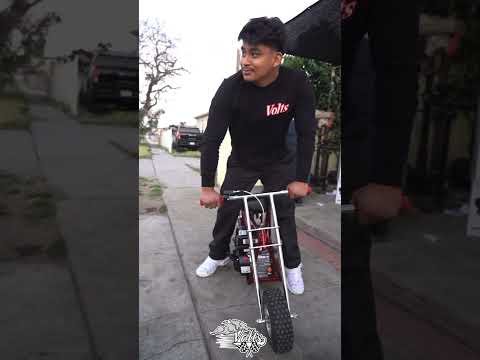 RED & CHROME MINI BIKE FOR SALE