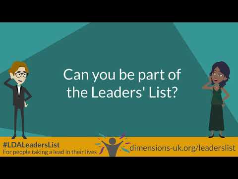 About the Learning Disability and Autism Leaders' List 2020