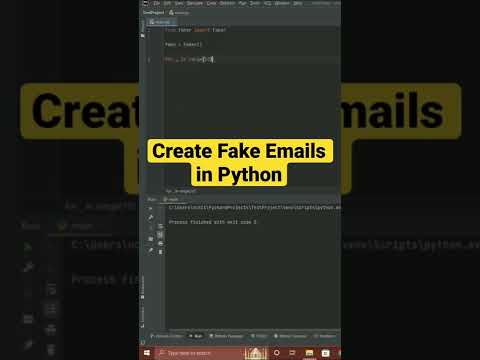 Generate Fake Emails using Python