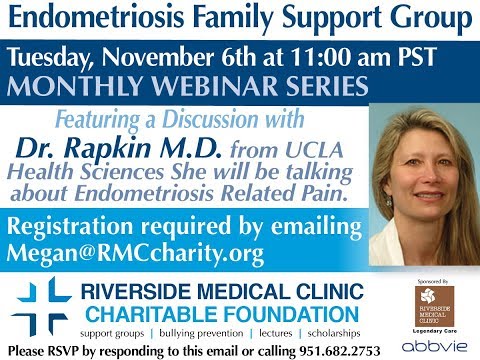 Dr. Rapkin from UCLA Discusses Endometriosis Pain – Bloomin' Uterus