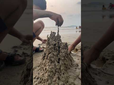 Sand game 😜#beach #trending #viral #rajavinparvai #new
