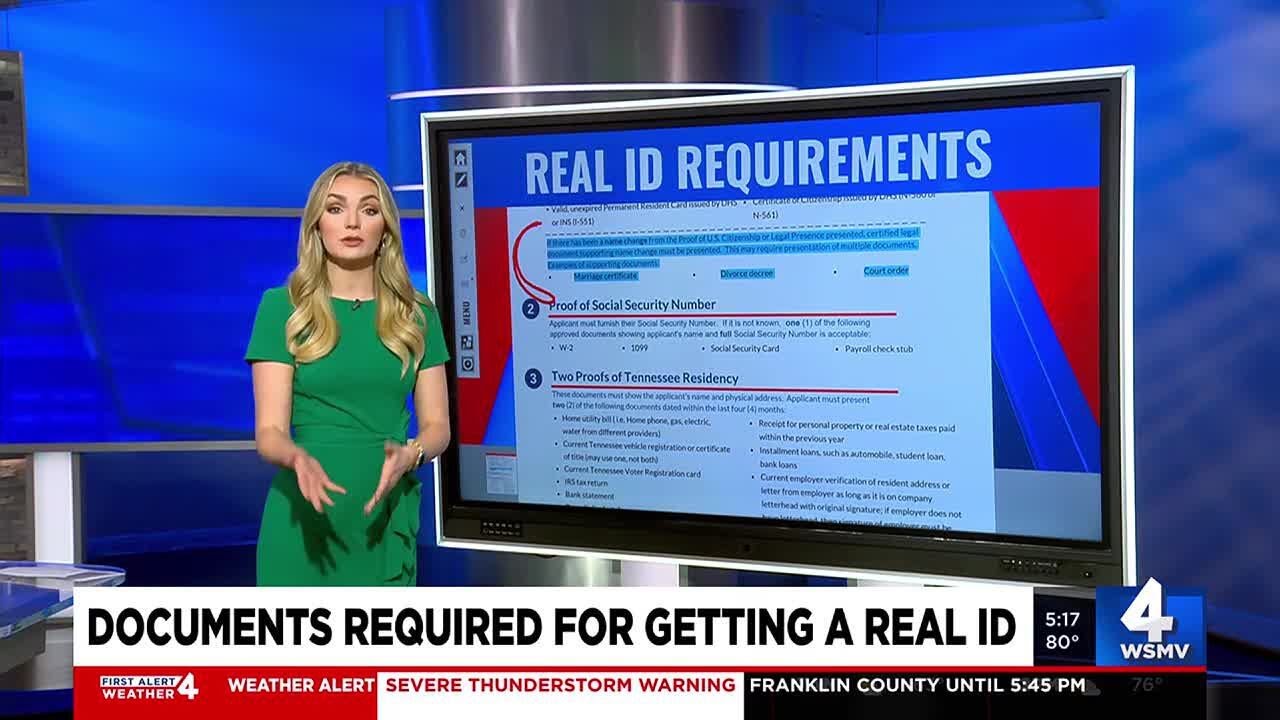 Documents you need to get Real ID