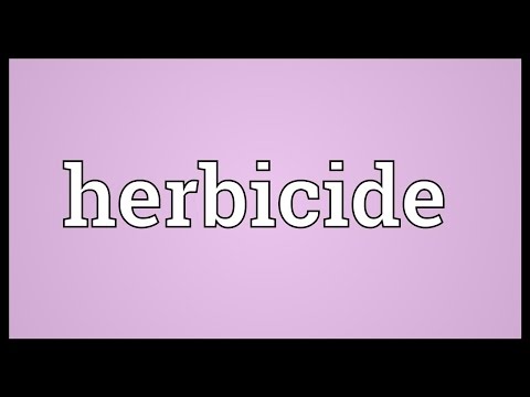 Herbicide Meaning