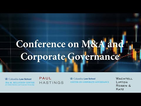 2024 Columbia Law School Conference on M&A and Corporate Governance - Opening Remarks