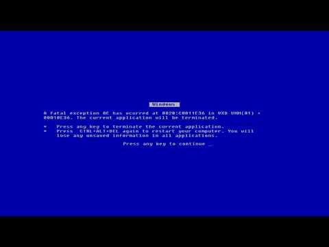 Blue screen of death - 10 minutes | PRANK