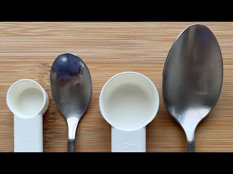 Difference between a teaspoon & a tablespoon
