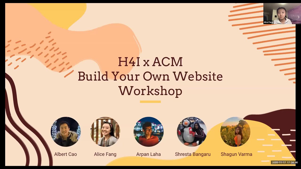 How To Build Your Own Website Workshop [H4I UIUC x ACM@UIUC]