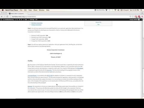 How to Start a Corporation in Arizona | AZ Corporation Commission