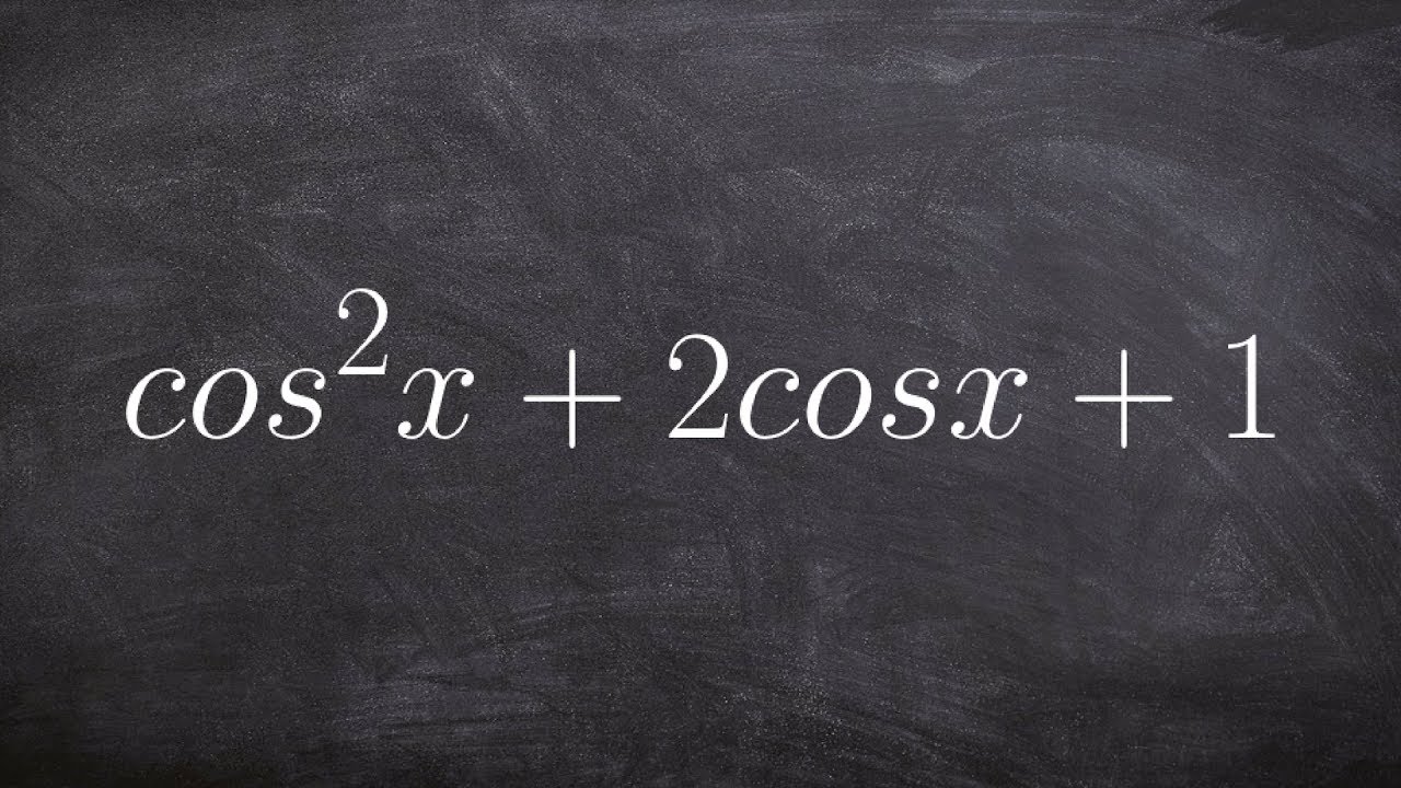 Simplifying a trigonometric expression by factoring