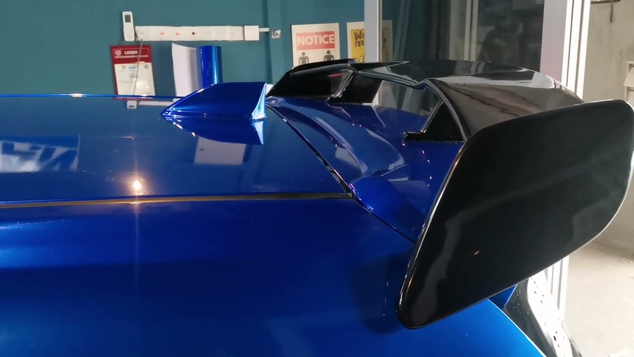 Myvi Gen 3 Full Wrap Blue Gem Candy