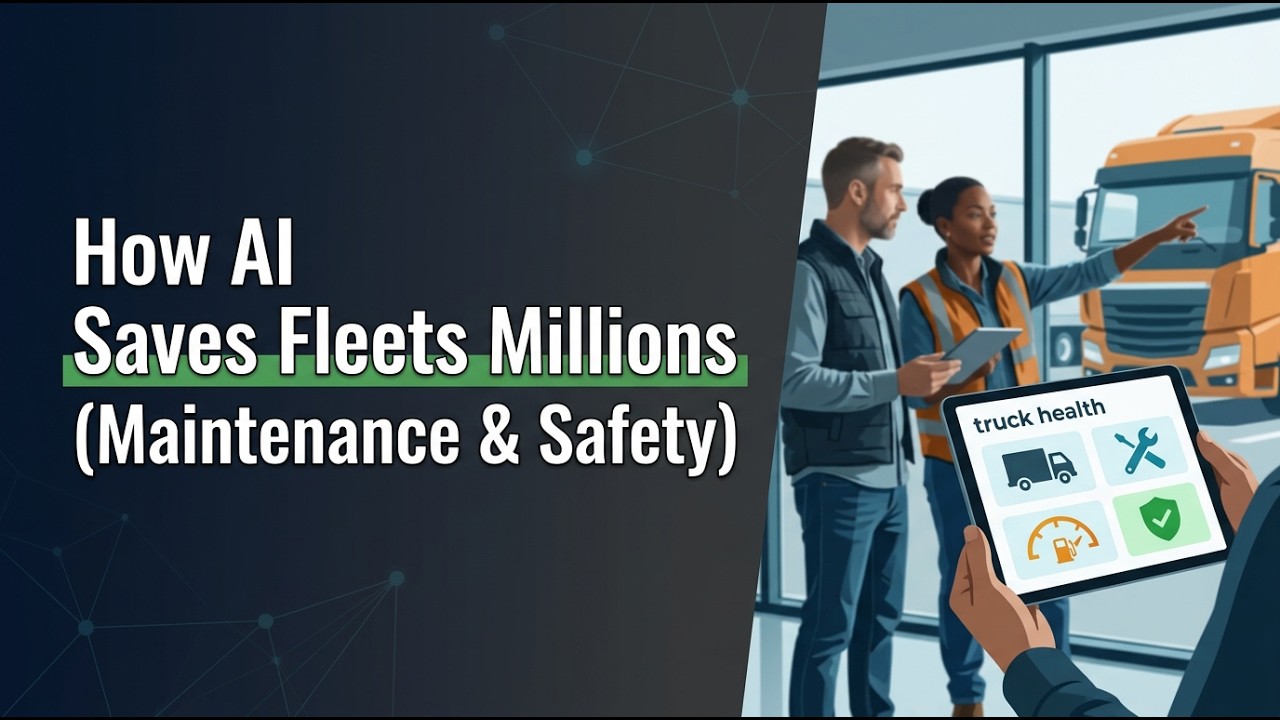 AI in Fleet Management: Save Fuel, Predict Breakdowns & Keep Drivers Safe