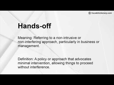 Hands-off Meaning