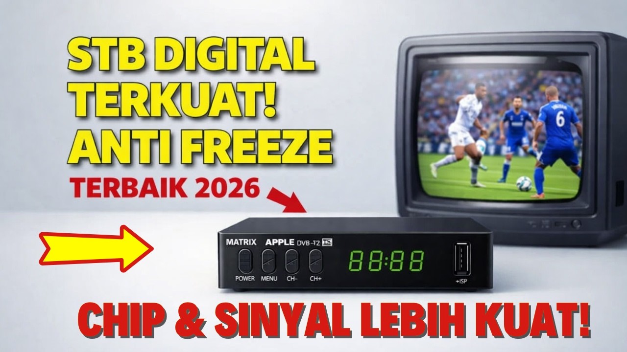 5 Set Top Box TV Digital Terbaik Update 2026 (Cuma 100 Ribuan! Gambar HD)