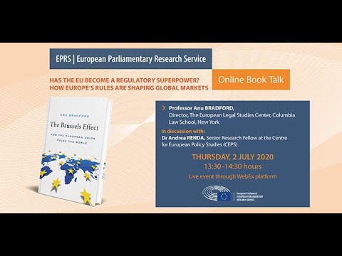 EPRS online Book Talk: Has the EU become a regulatory superpower?
