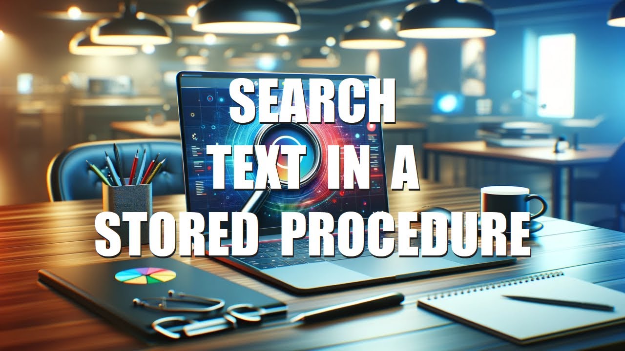 Search Text in a Stored Procedure with SQL Server