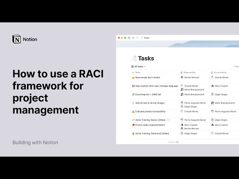 How to use a RACI framework for project management