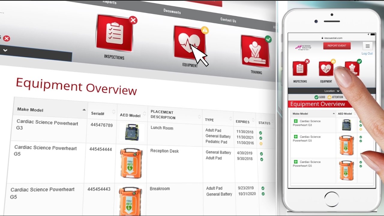 School Health Brand AED Program Management
