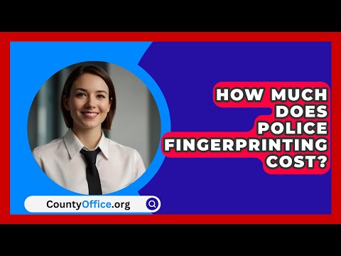 How Much Does Police Fingerprinting Cost? - CountyOffice.org