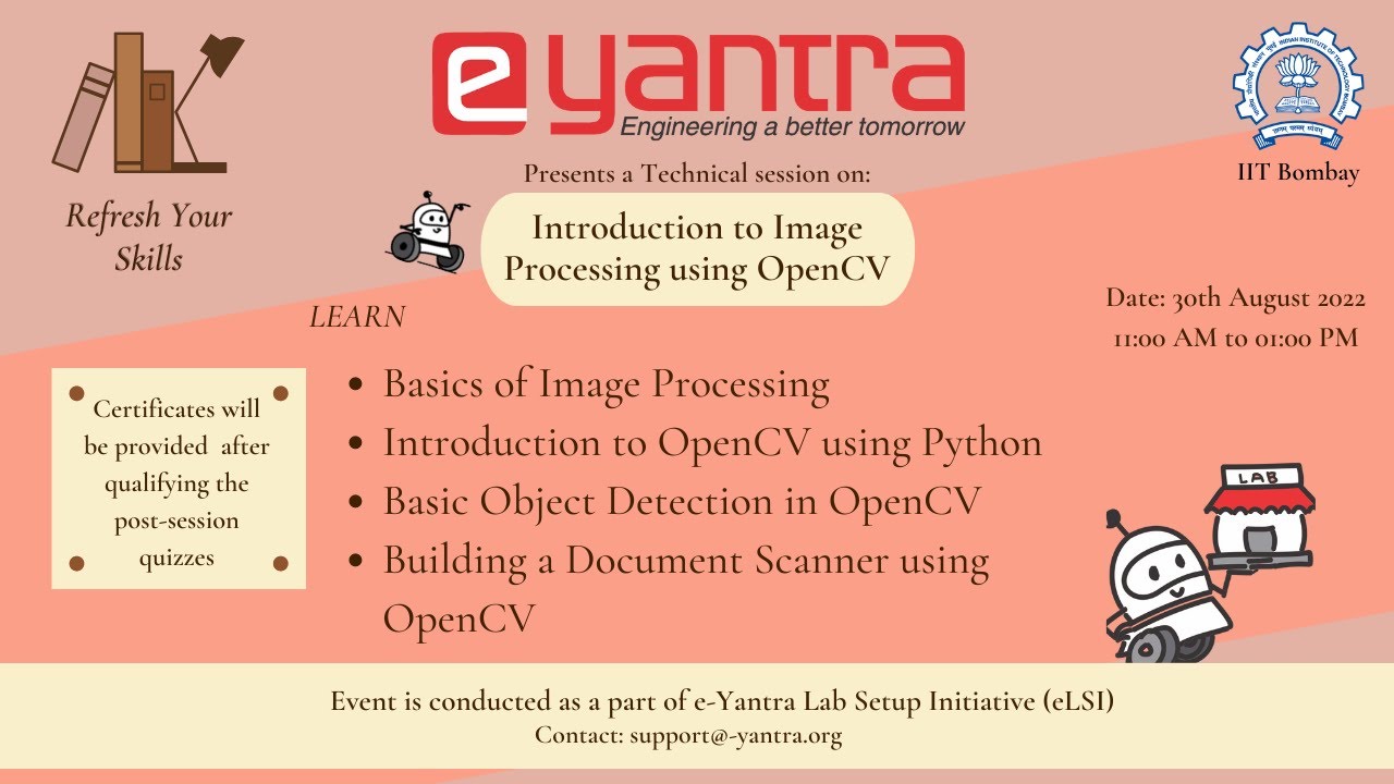 eLSI:  Technical Session on Introduction to Image Processing using OpenCV