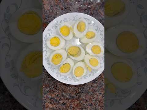 Quick Hard Boiled Eggs #recipe #food #viral #fyp