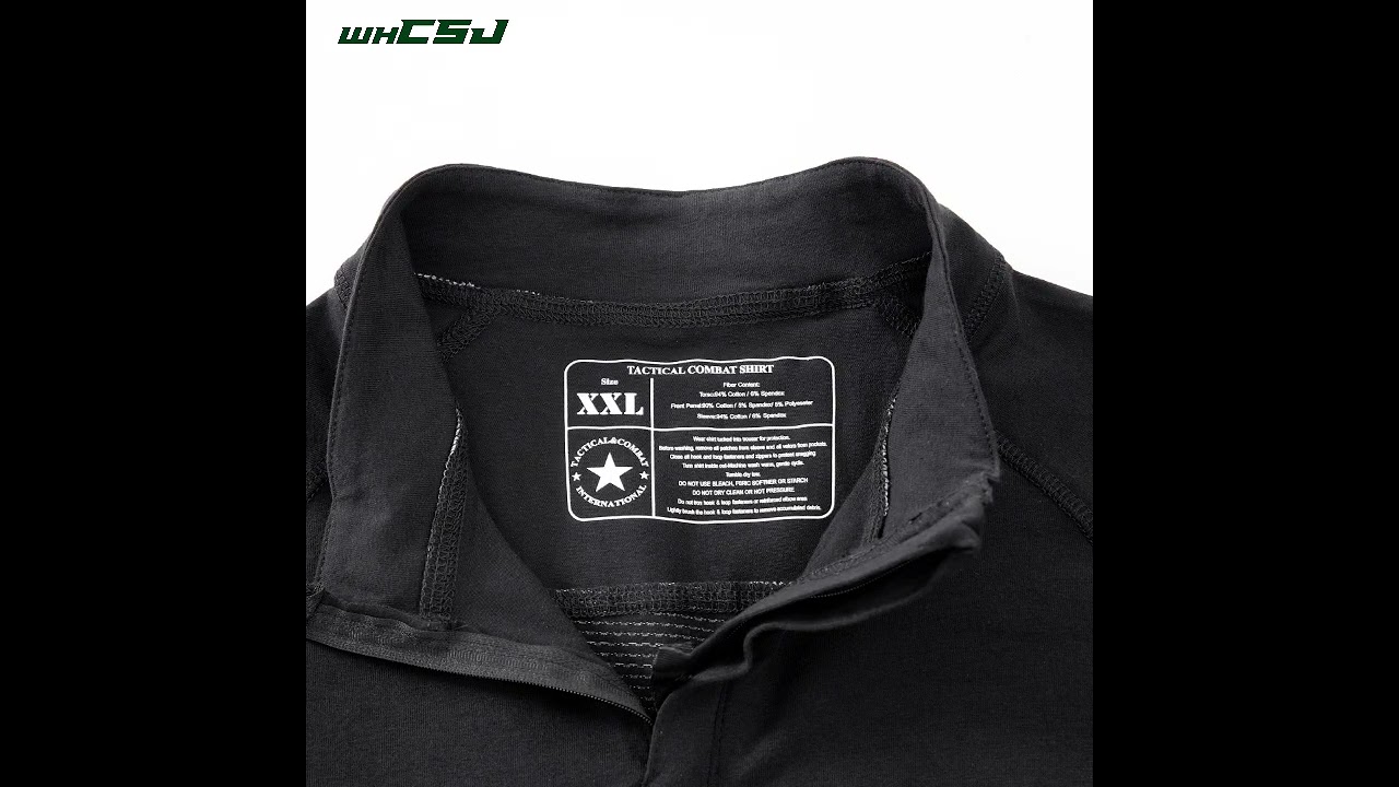 G4 Tactical Combat T-Shirt (Black Python Camo) | Professional Military Frog Suit Manufacturer -WHCSJ