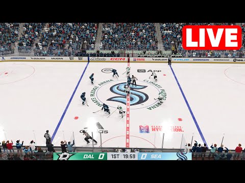 NHL LIVE🔴 Dallas Stars vs Seattle Kraken | Game 4 - 9th May 2023 | NHL Full Match - NHL 23