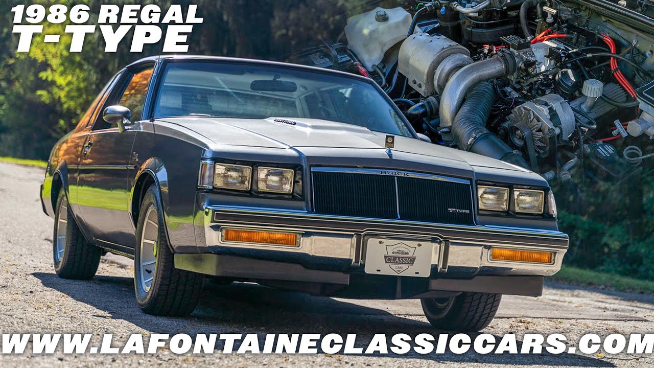 1986 Buick Regal T-Type Unrestored!