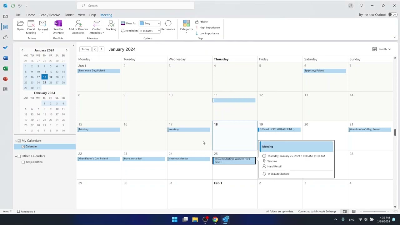 How to Reschedule a Meeting in Outlook