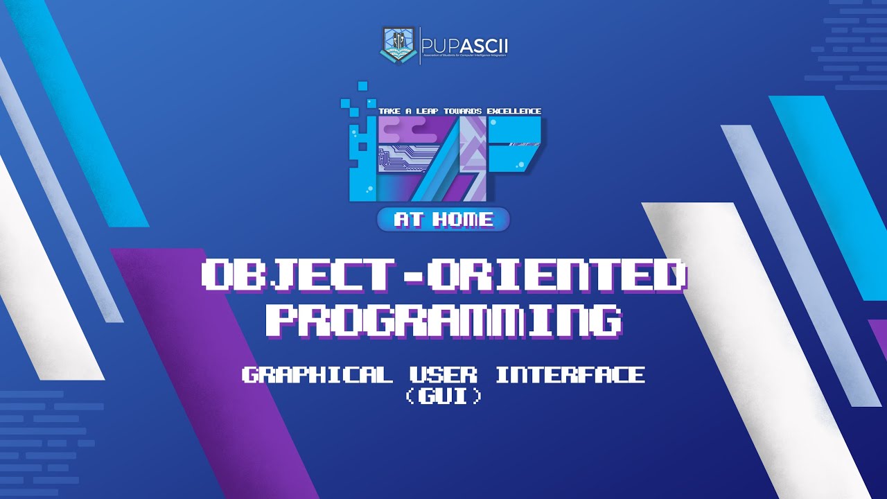 Object Oriented Programming: Graphical User Interface (GUI)