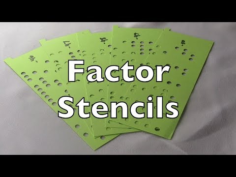 Factor Stencils Review / HowTo
