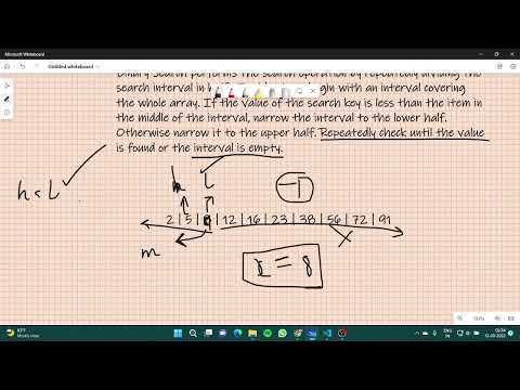 Binary Search Algorithm - Data Structures