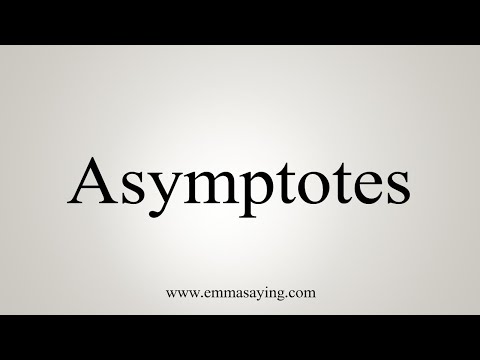 How To Say Asymptotes