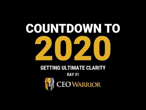 Countdown to 2020 - 31 Days Left