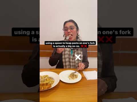 Master Table Manners and Etiquette | How to use Fork & Spoon #etiquette #tablemanners #shorts