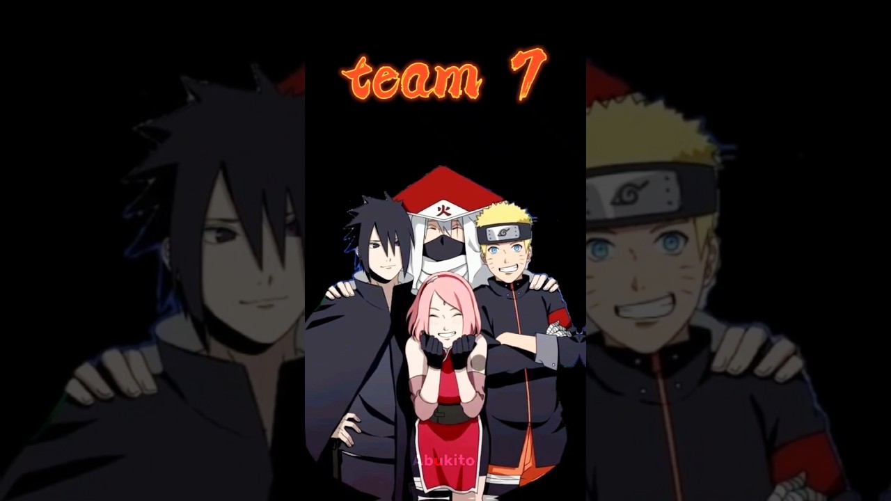 Team 7 live wallpaper #naruto #narutoshippuden #sasuke #sakura #kakashi #team7 #wallpaper #trending