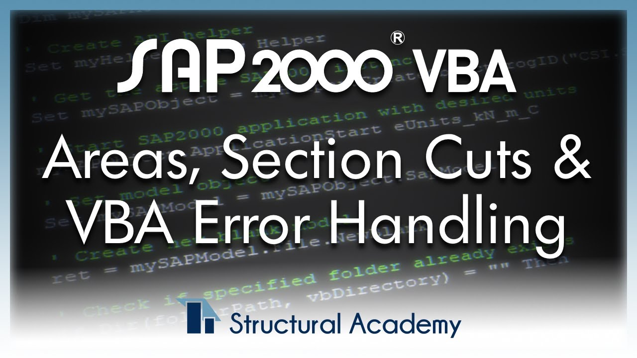 Results: Areas, Section Cuts & VBA Error Handling