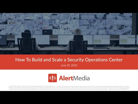 How to Build and Scale a Security Operations Center